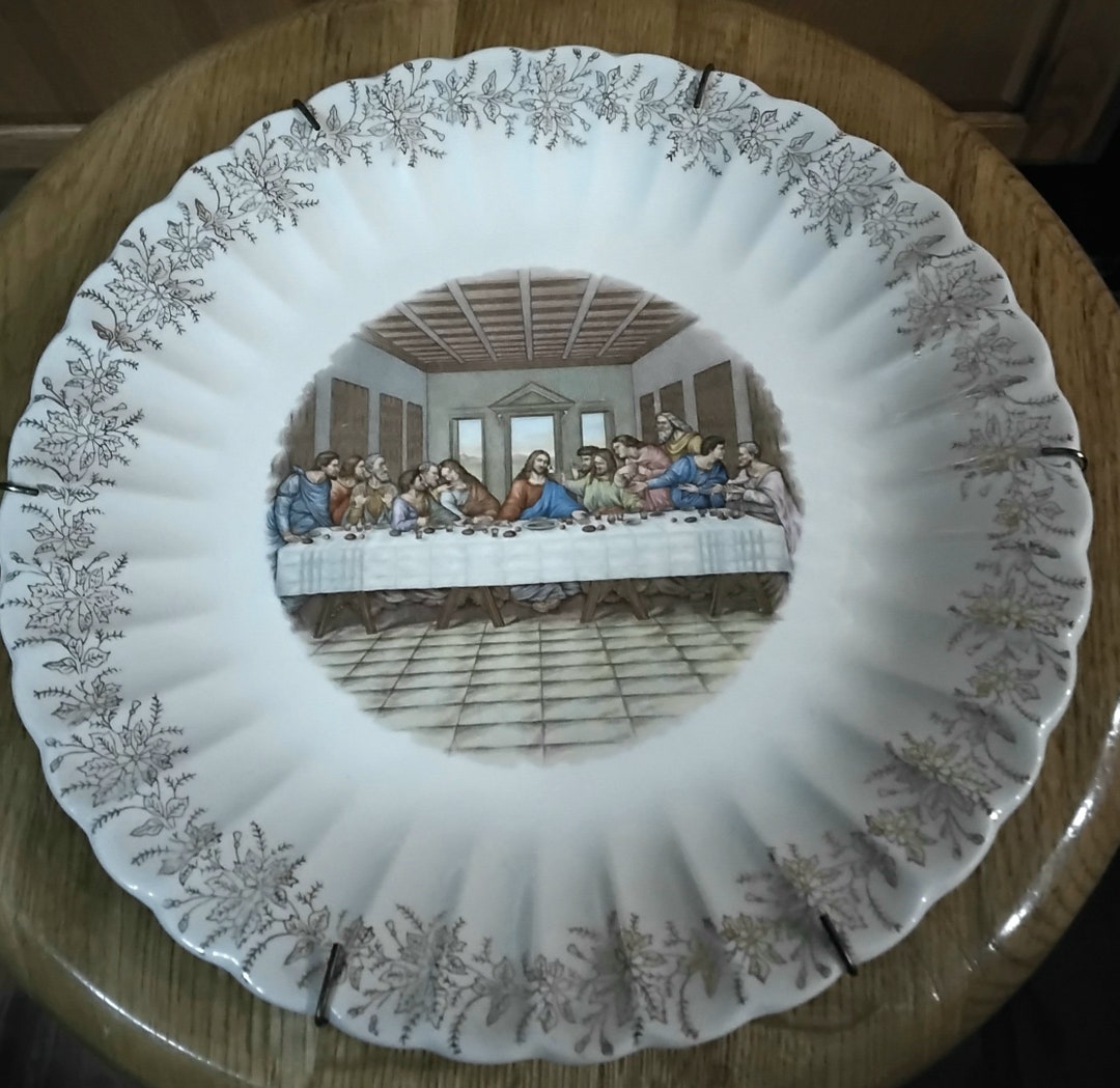 Lovely Vintage Last Supper Plate - Etsy