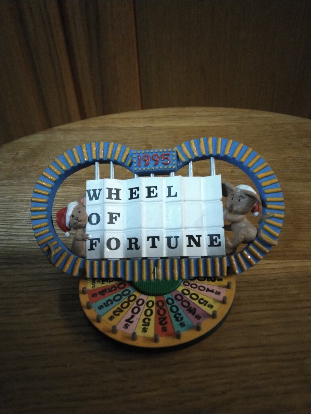 Vintage Christmas Wheel of Fortune Ornament - Etsy
