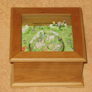 Vintage Large Easter Music Box - Etsy