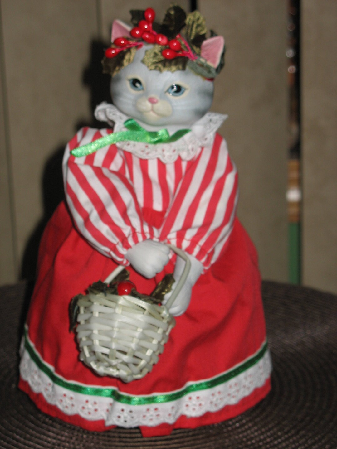 Rare Vintage Kitty Cucumber " Mrs Claus " - Etsy