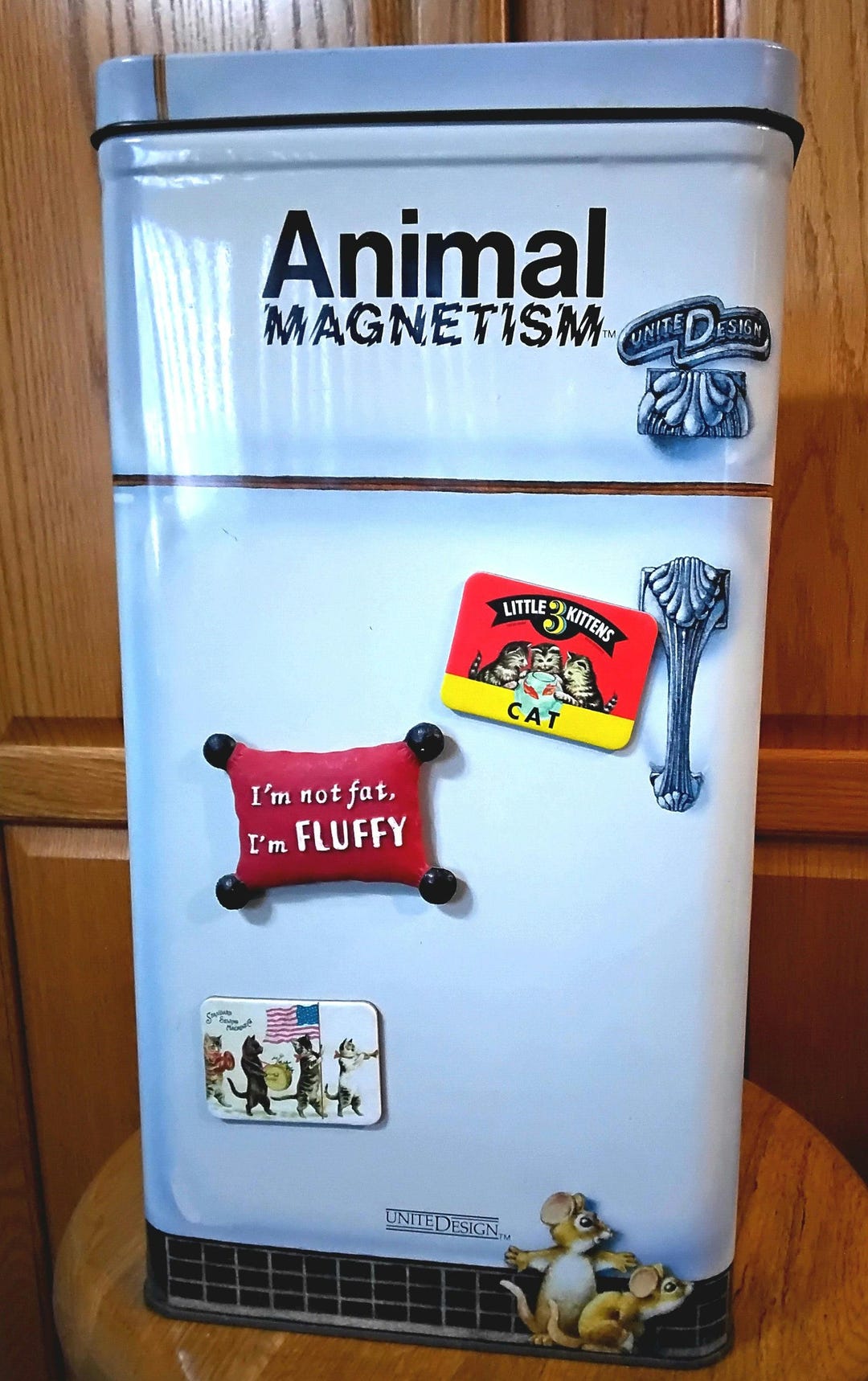 Vintage Refrigerator Cat Magnet Display 1990's - Etsy