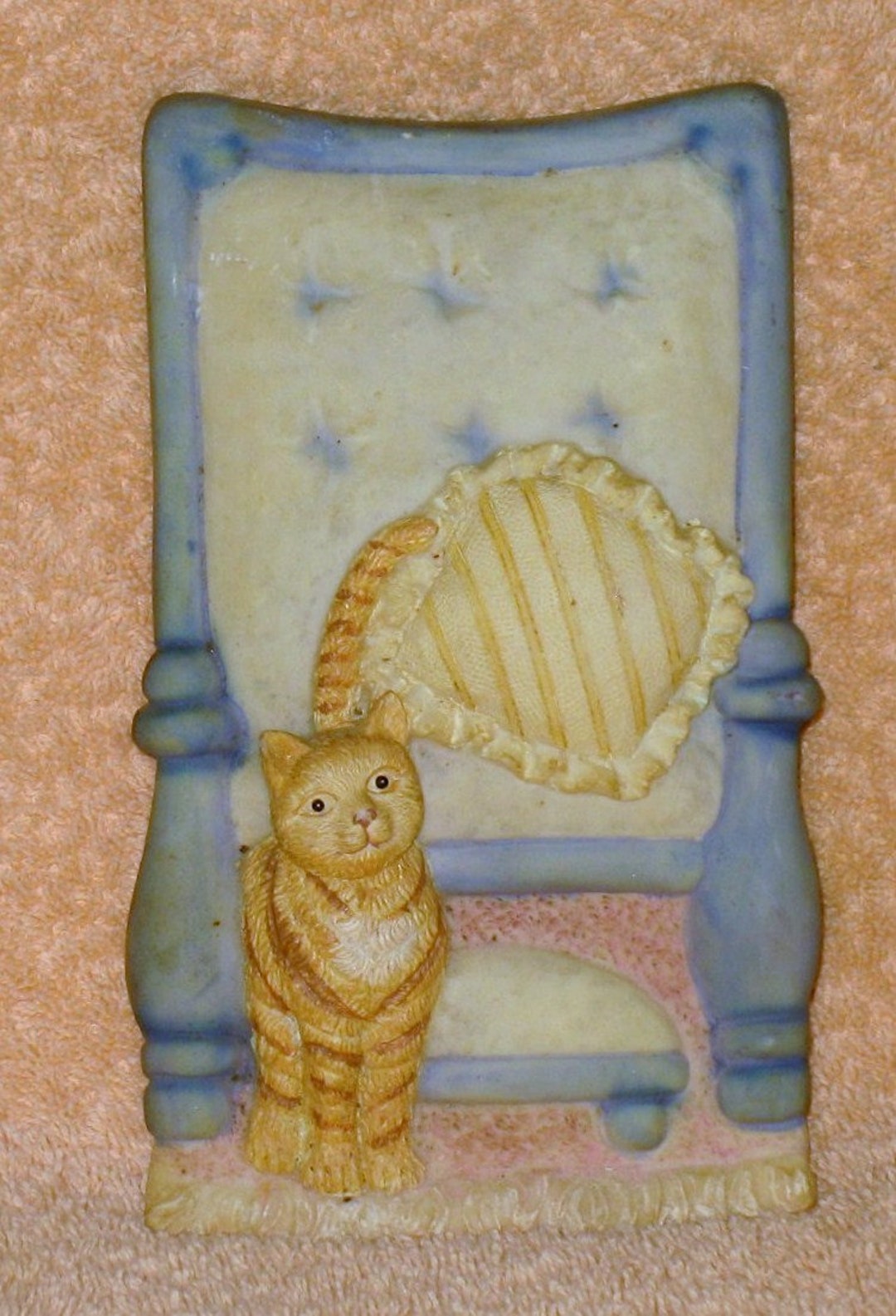 Vintage Cat Wall Plaque - Etsy
