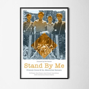 Stand by Me - Alternative Film Poster // Wall Poster // Home Decor ...