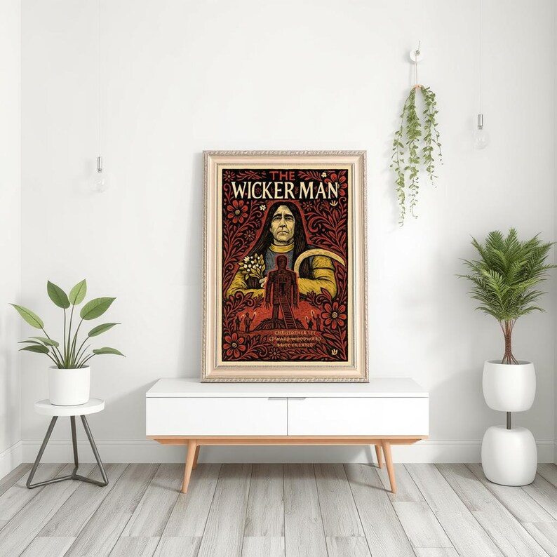 The Wicker Man Alternative Movie Poster // Folk Horror Art Print ...