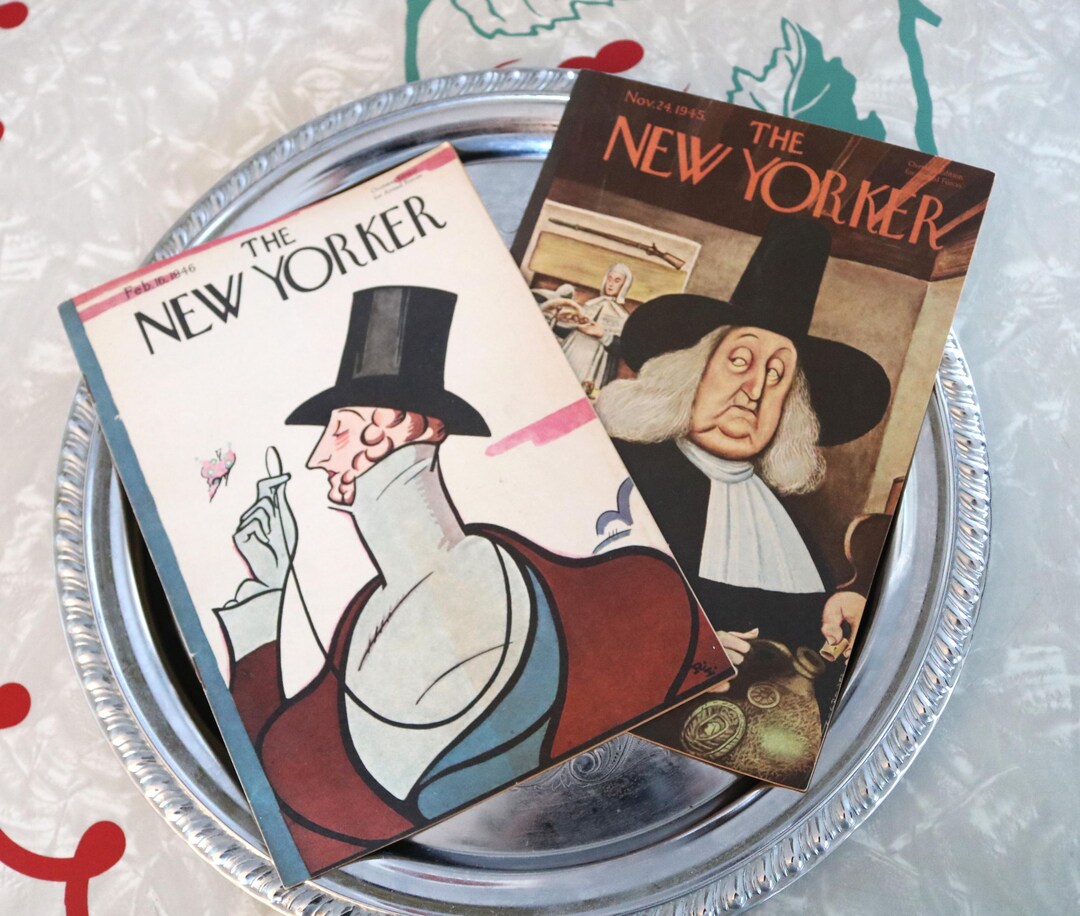 Vintage New Yorker Magazines 1940s Overseas Edition, Armed Forces Nov ...
