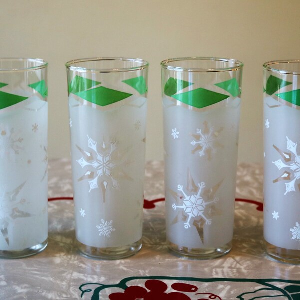 Snowflake Glassware - Etsy
