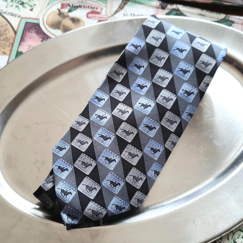 Horse Racing Tie - Etsy