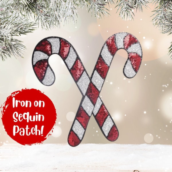 Candy Cane Applique - Etsy