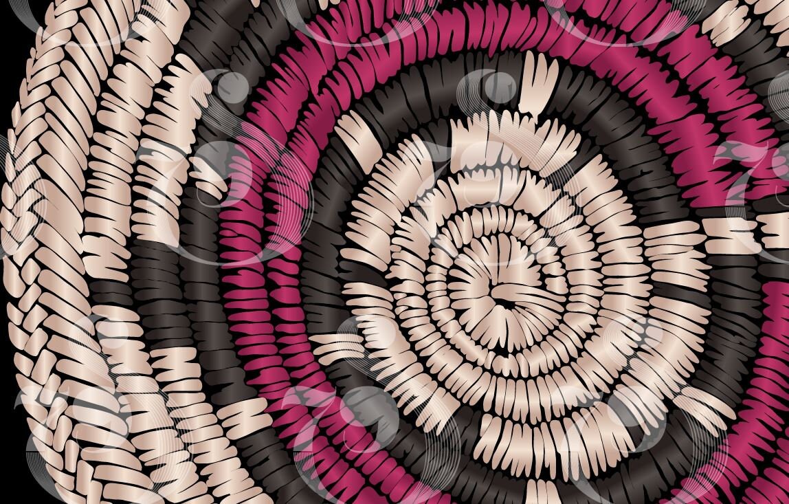 Navajo Wedding Basket, Vector, Detailed, Navajo Nation, Basket, Diné ...