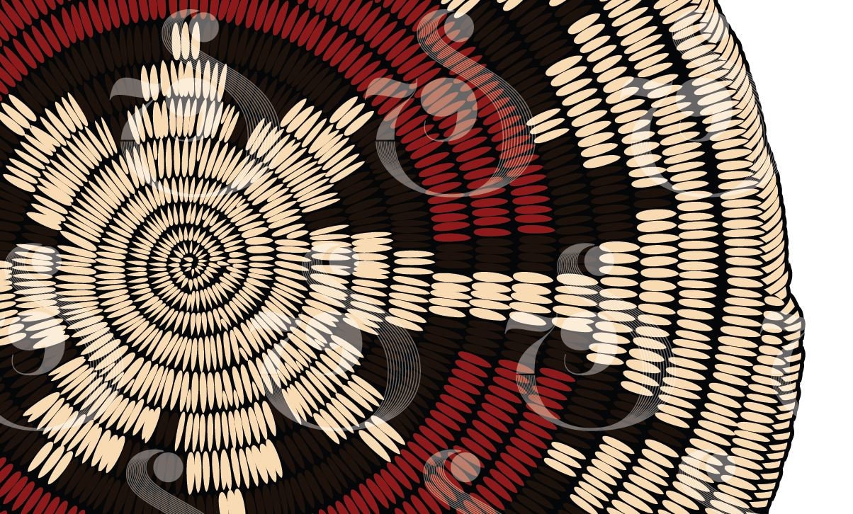 Navajo Wedding Basket, Vector, Navajo, Diné, SVG - Etsy