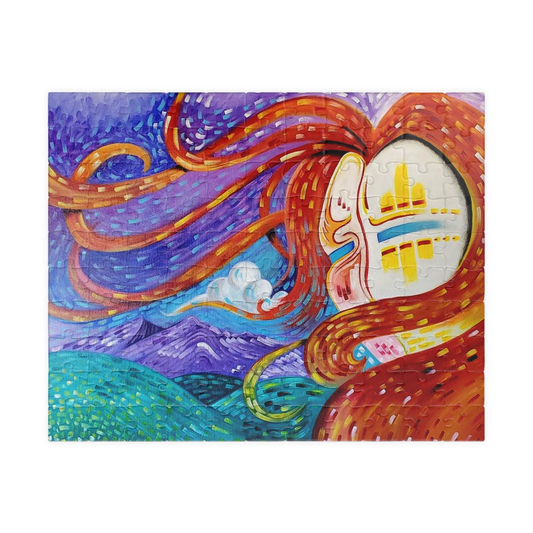 Sunset Sail Mermaid Hair Puzzle | 252 or 520 or 1014 Pieces - Etsy