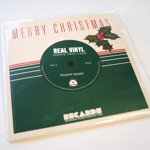 Christmas Card That Converts Into A Working Record Player 7 Vinyl ...
