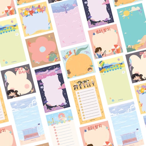 BTS Butter Notepad A6 / Memopad / Bloc De Notas BTS / Notepads | Etsy
