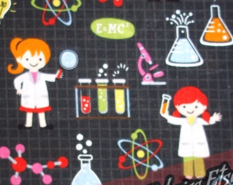 Science fabric | Etsy