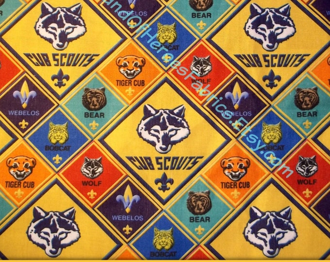 Cub Scout Cotton-poly Fabric, 56 Inch Width - Available by the Half ...