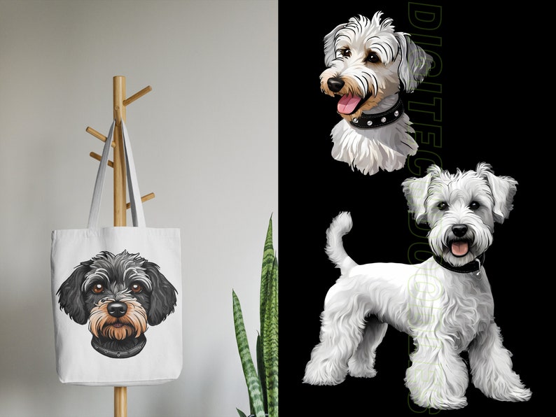 Schnoodle Clipart Bundle.this Versatile and Unique Collection is ...