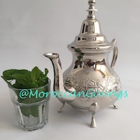 Moroccan Teapot Holders Handle Covers With Burgundy Tassel Handmade ...