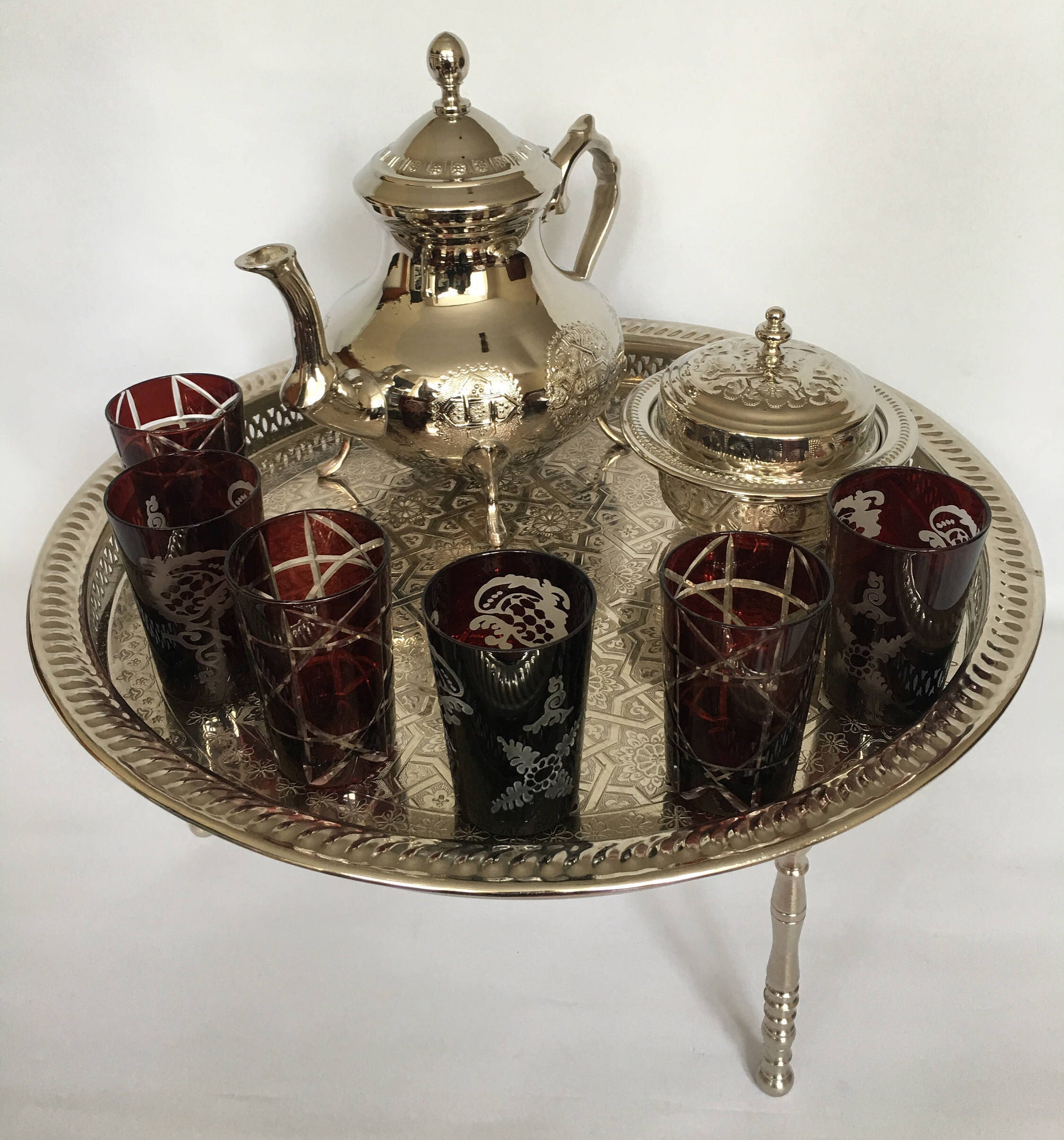 XL LARGE Authentic Moroccan Elegant handcrafted Alpaca Silver | Etsy