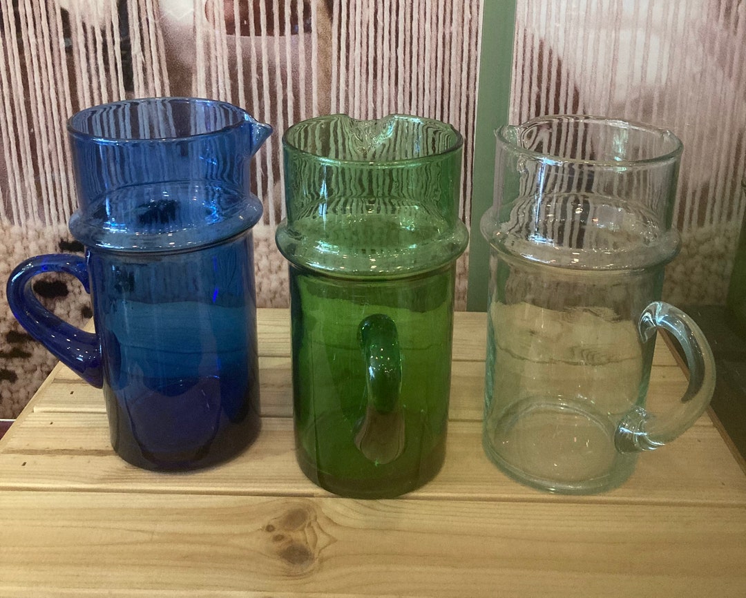 Moroccan Handblown Beldi Jug Classic / Stained Jug / Distinctive ...