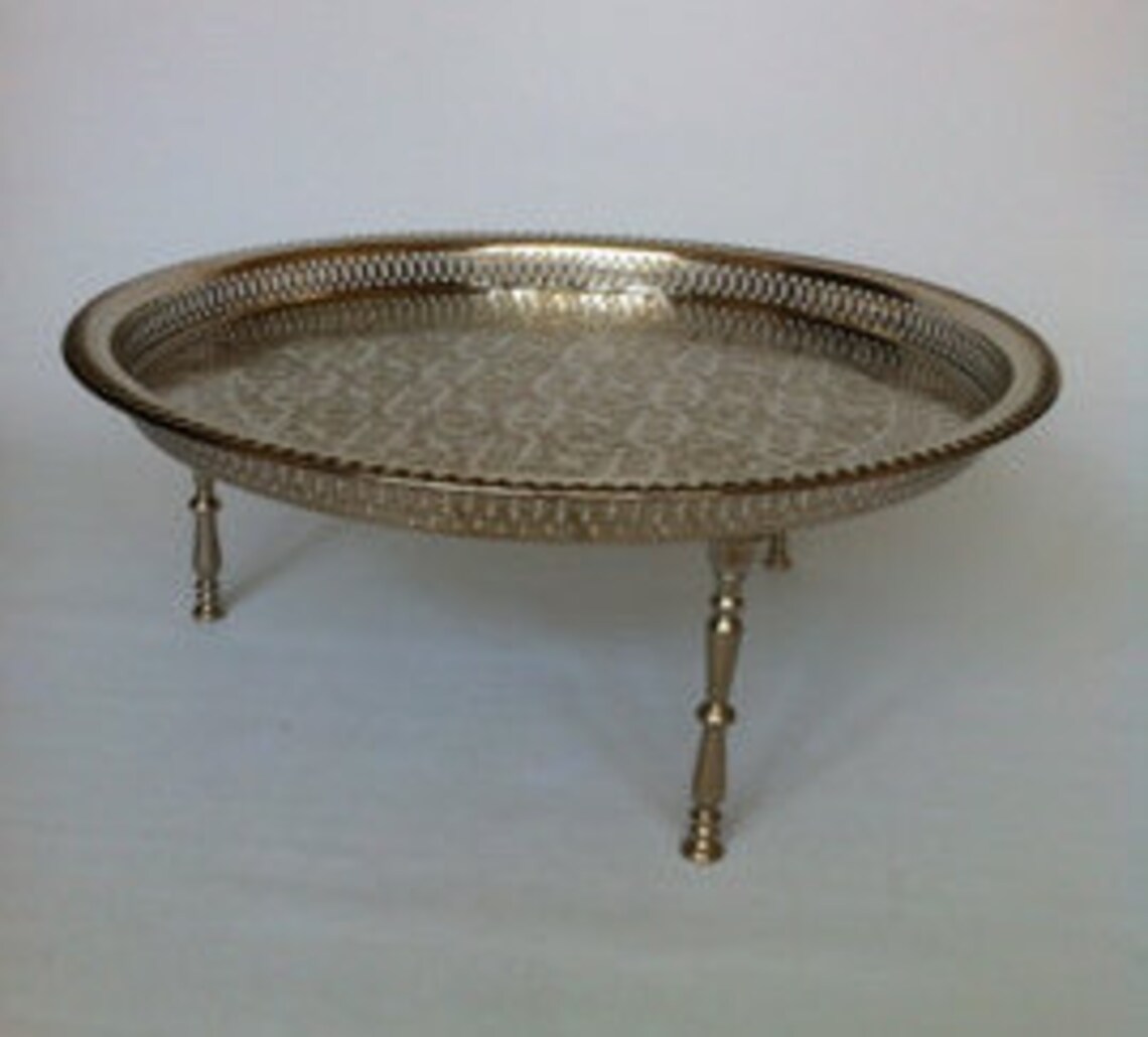 XL LARGE Authentic Moroccan Elegant handcrafted Alpaca Silver | Etsy