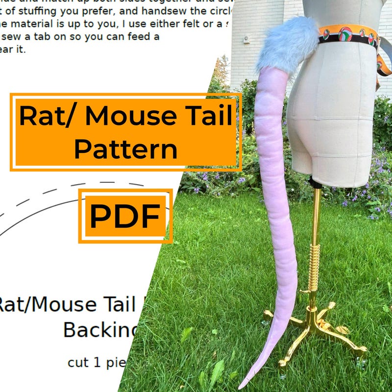 Mouse Tail for Cosplay - Etsy