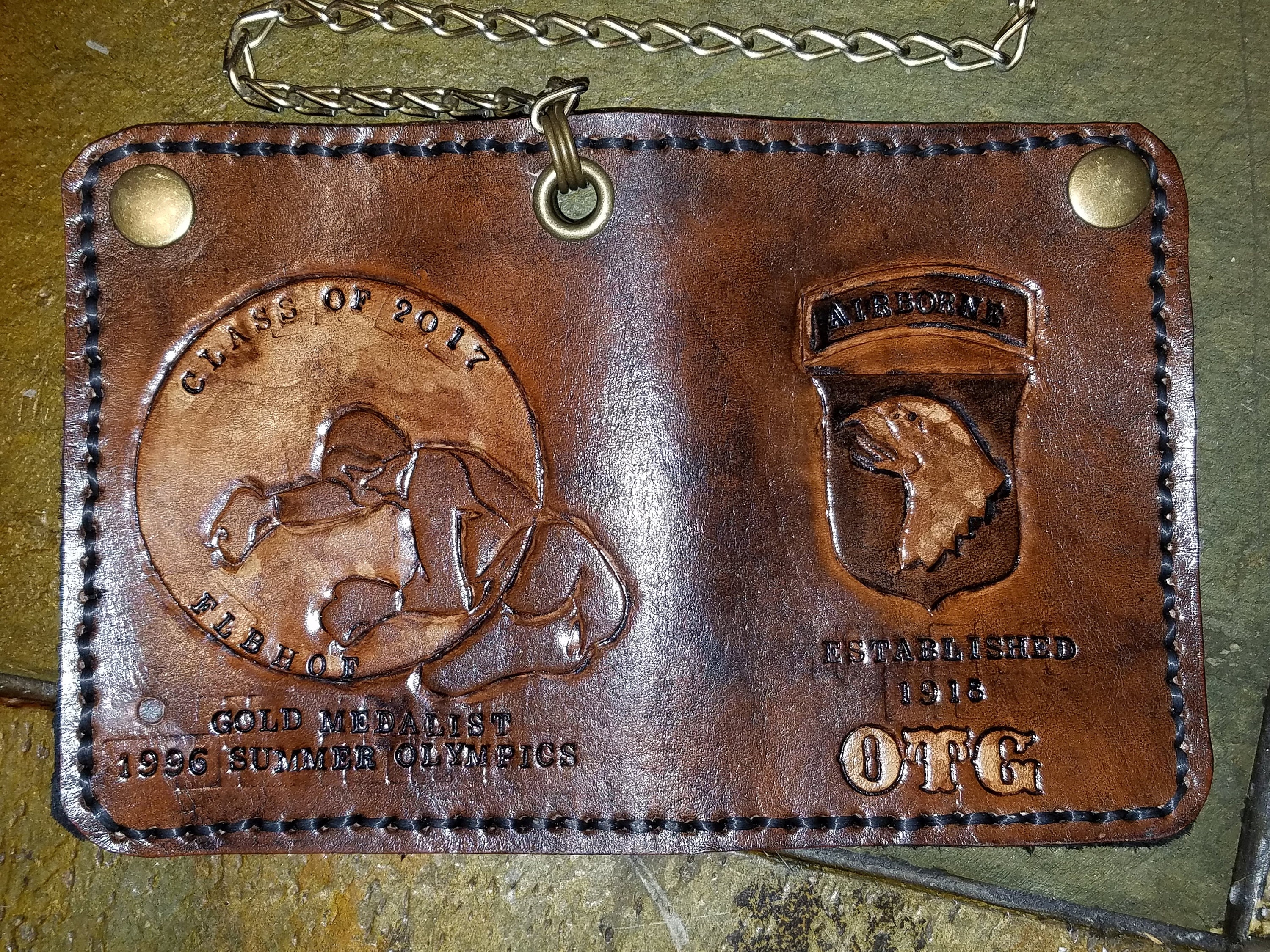 Buffalo Hide-lined Wallet Veterans Bi-fold Military Bifold - Etsy