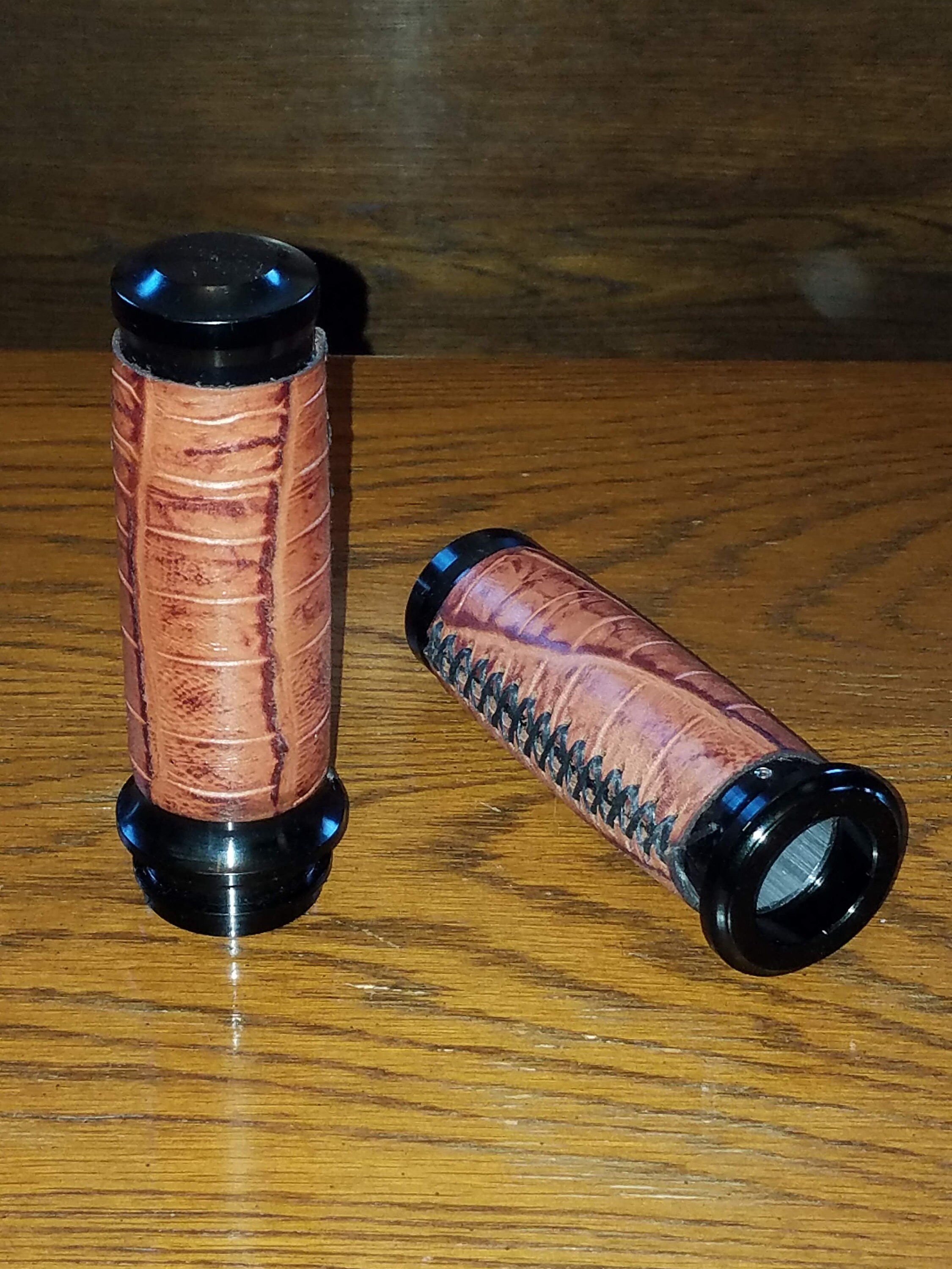 Exotic Alligator-embossed Leather Motorcycle Handgrips | Etsy