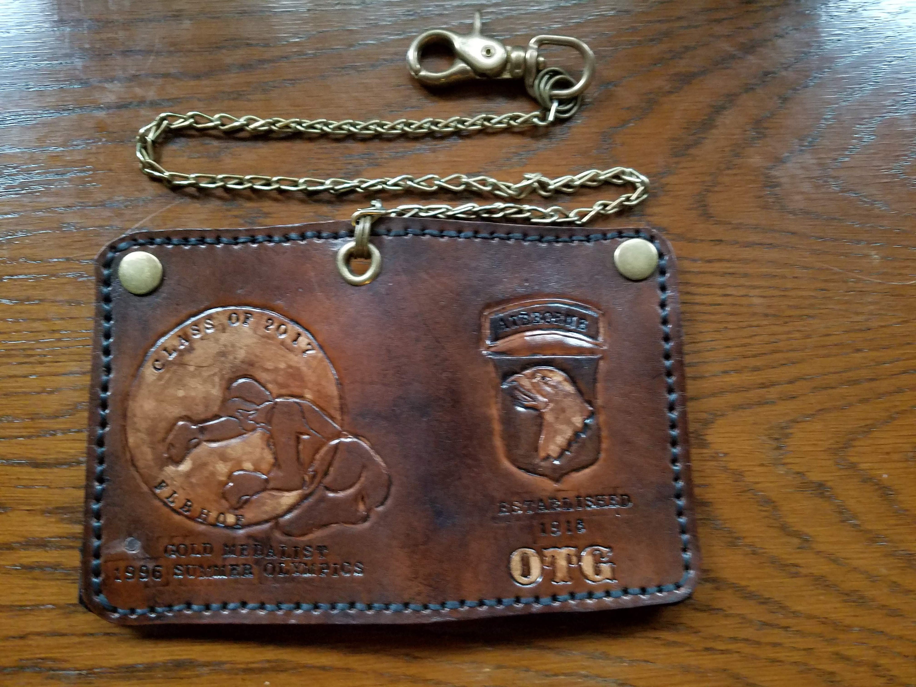 Buffalo Hide-lined Wallet Veterans Bi-fold Military Bifold - Etsy