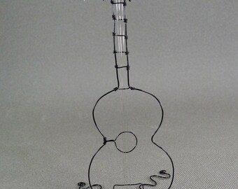 Wire Art Guitar - Etsy