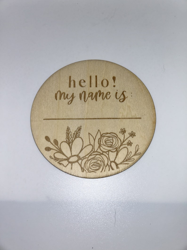 Baby Milestone Wood Rounds Monthly Photo Milestone Round 12 - Etsy
