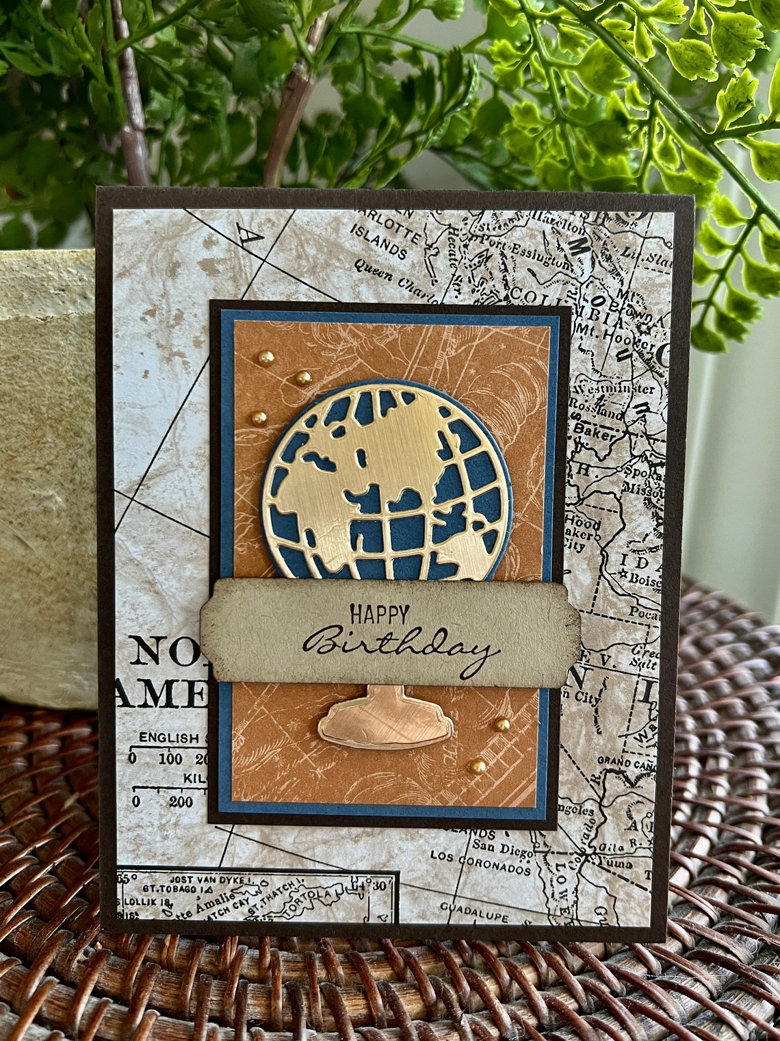 Birthday Old World Map - Etsy