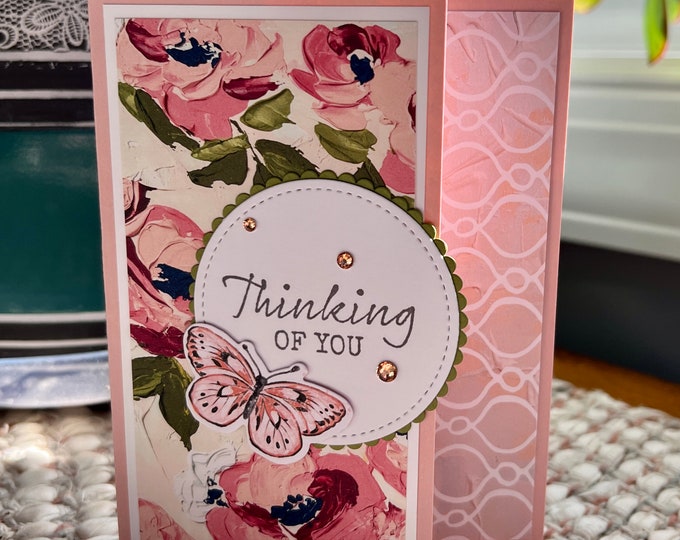 Thinking of You - Pink Roses - Etsy