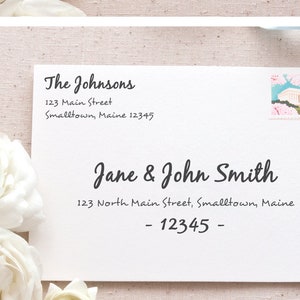 Hand-lettered Calligraphy Address Label Bundle Printable - Etsy