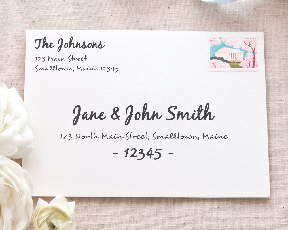 Hand-lettered Calligraphy Address Label Bundle Printable - Etsy