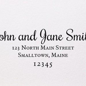 Printable Envelope Address Template Bundle Classic Calligraphy Envelope ...