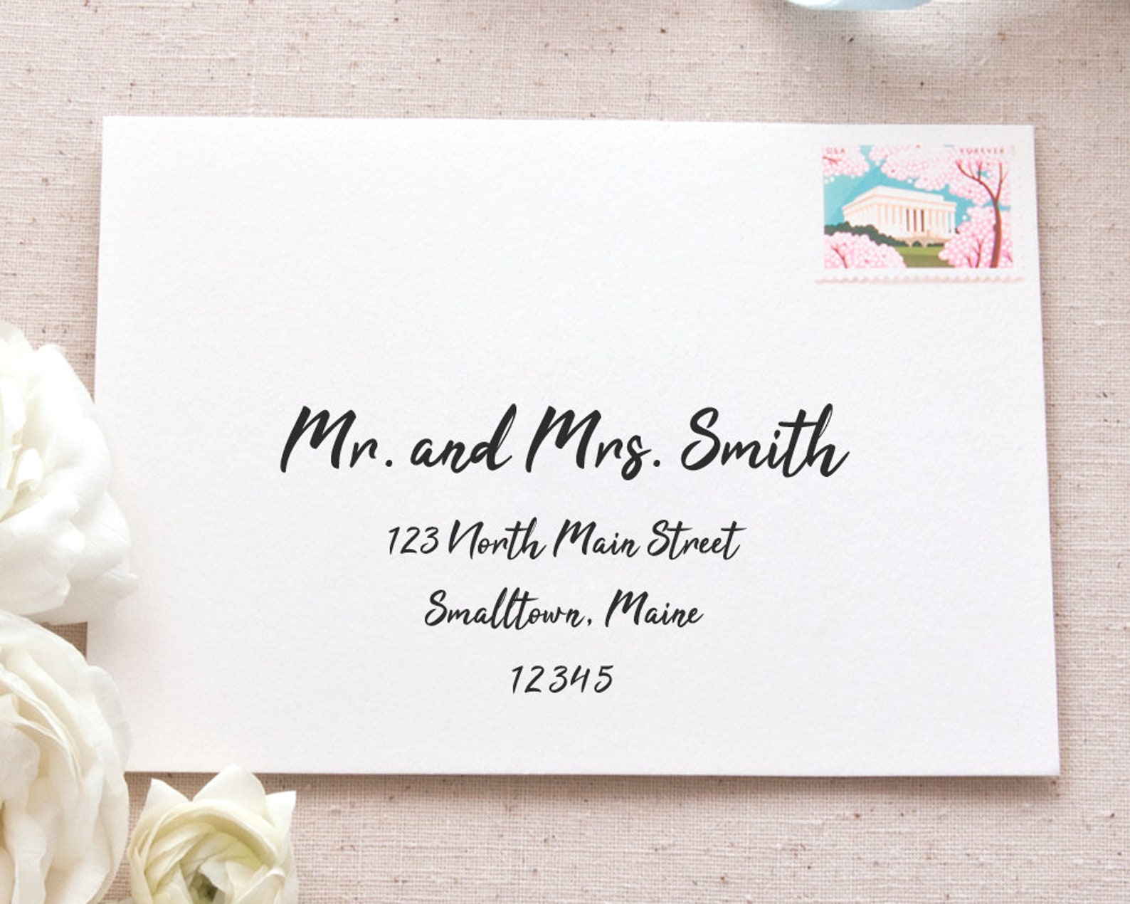 Printable Mail Address Label Template Bundle Casual Calligraphy ...