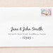 Printable Mail Address Label Template Hand-lettered - Etsy