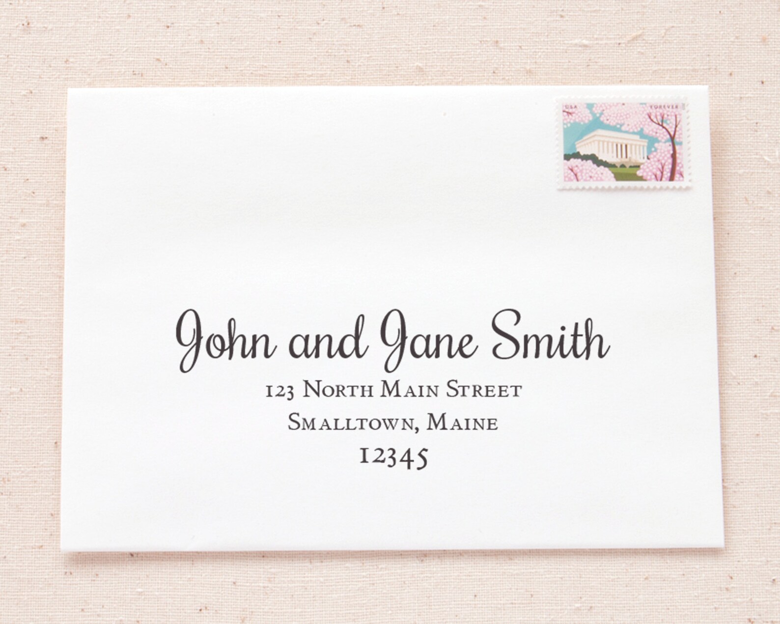 Classic Calligraphy Mailing Labels Template Easy to Use Printable ...