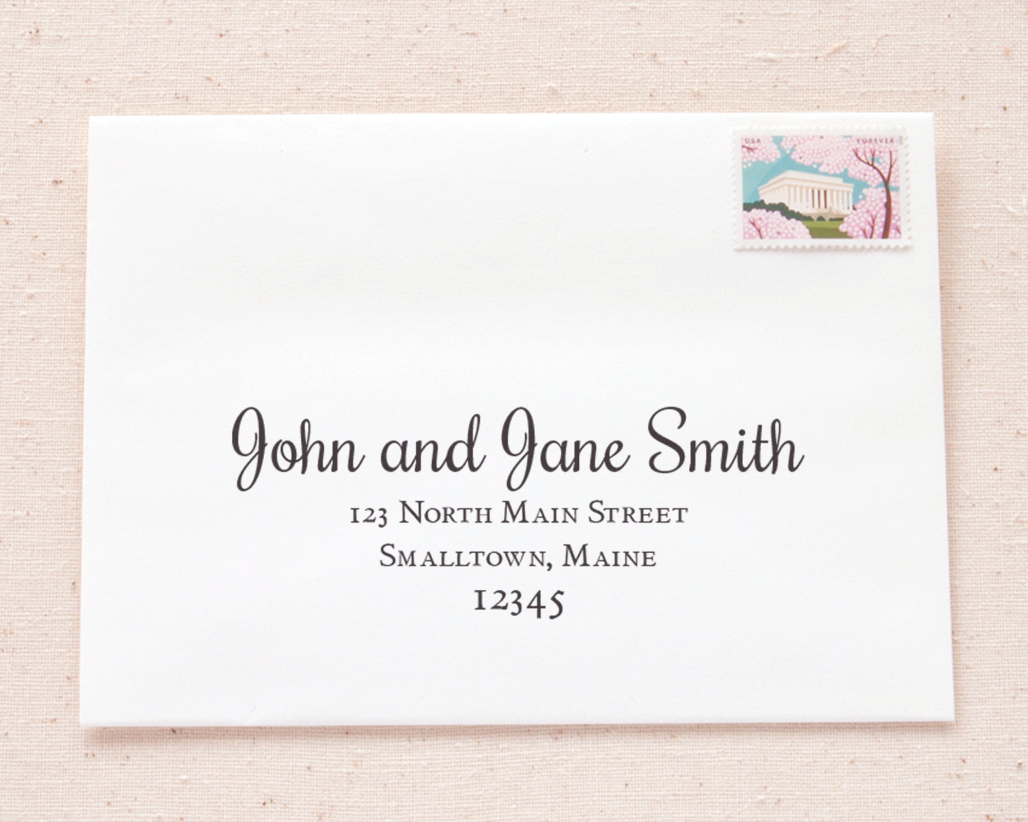 Classic Calligraphy Mailing Labels Template Easy to Use Printable ...