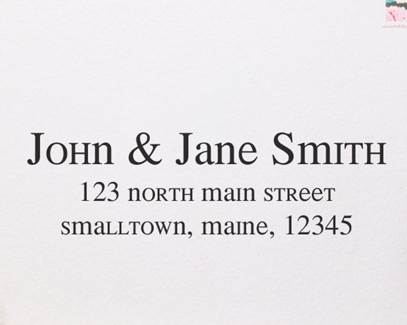 Printable Envelope Address Template Bundle Simple Modern | Etsy