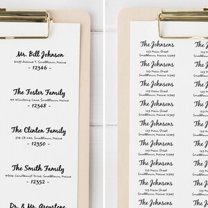 Hand-lettered Calligraphy Address Label Bundle Printable - Etsy