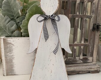 Vintage Rustic Angel Garden Stake - Garden Stake - Etsy