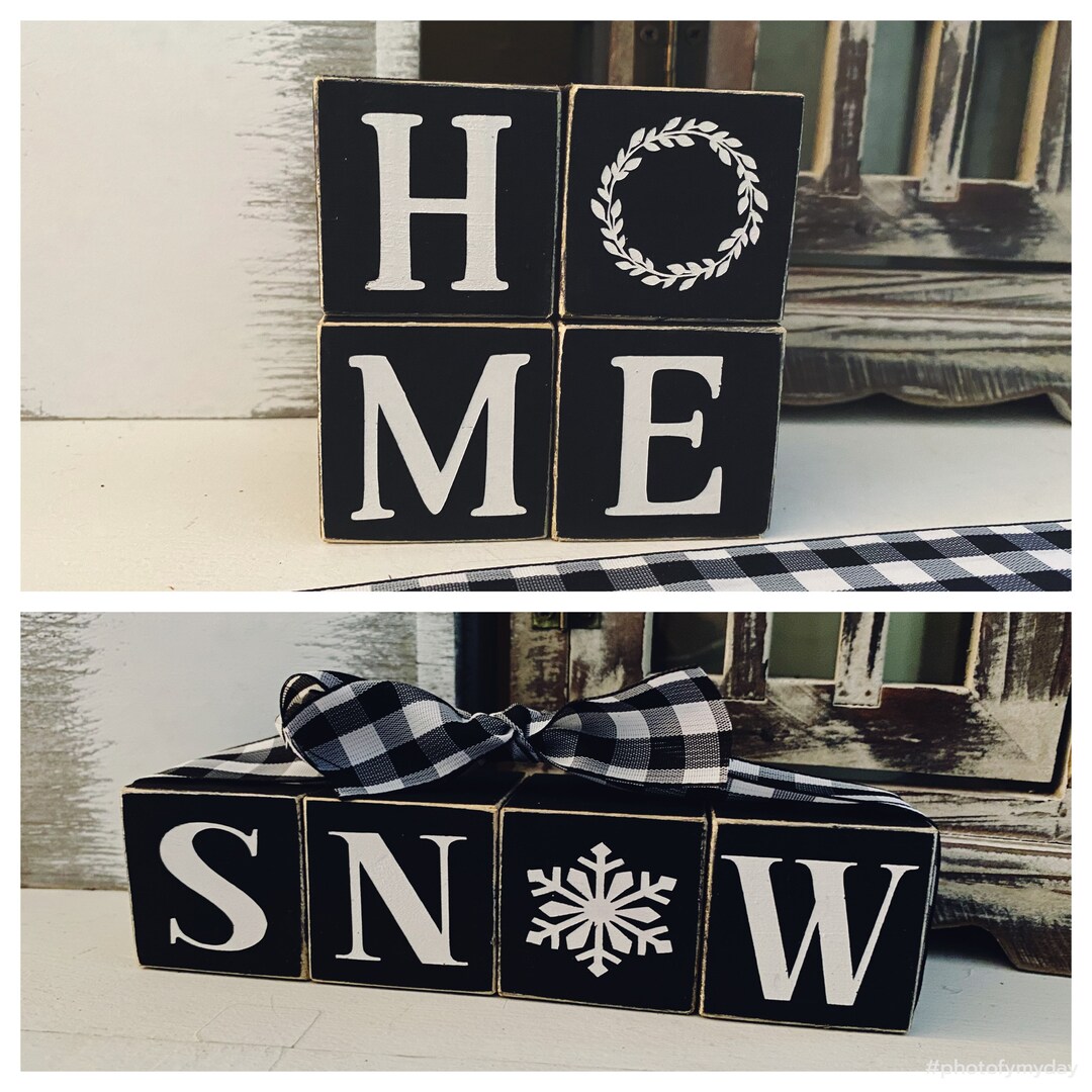 Farmhouse Blocks - Etsy