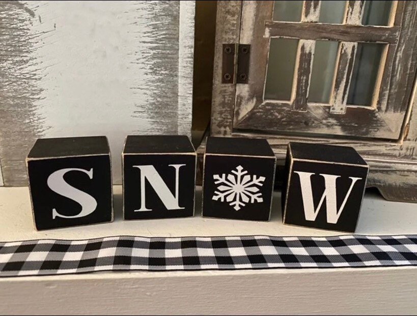 Farmhouse Blocks - Etsy