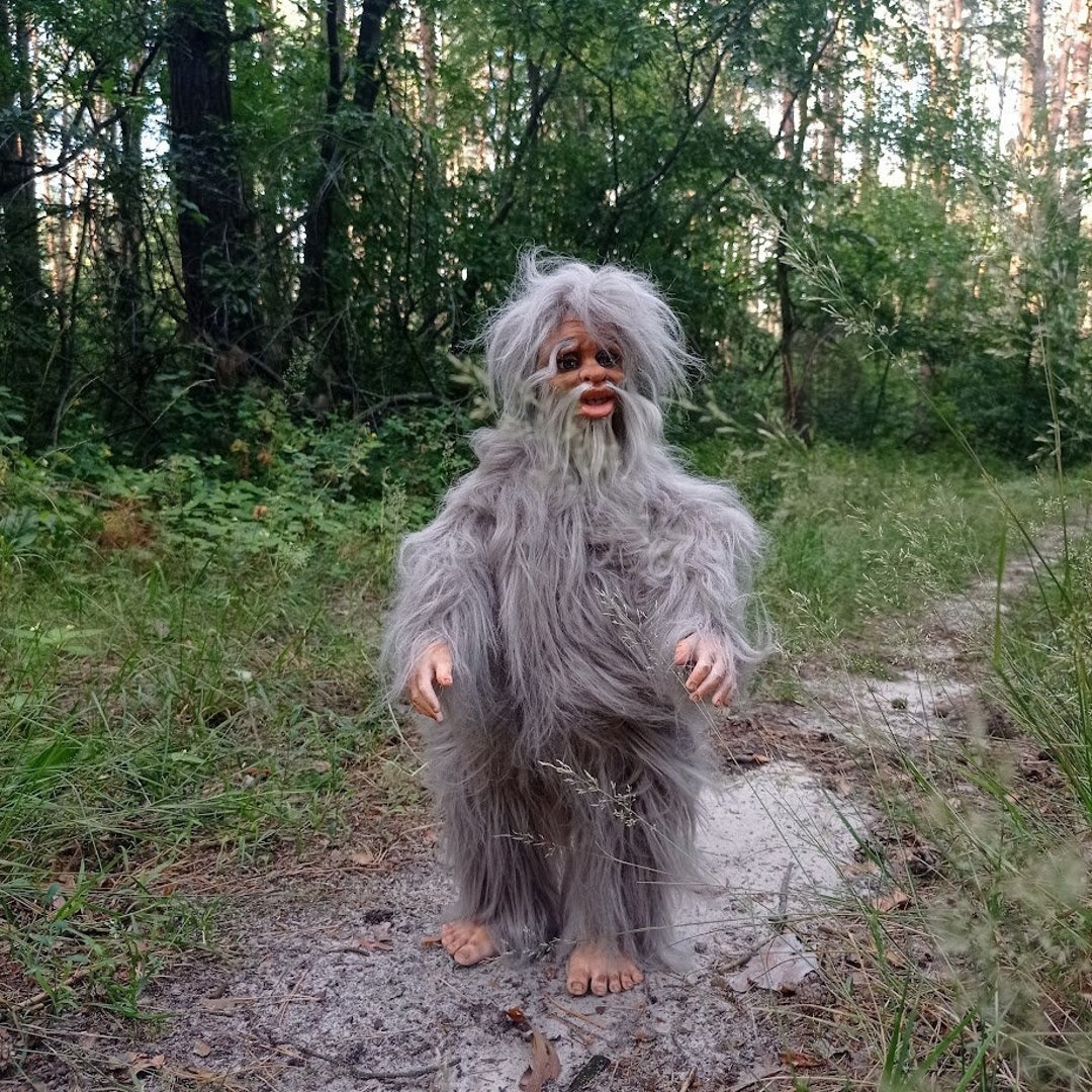 Bigfoot Doll OOAK Sasquatch Art Doll, Unique Gift for Bigfoot Lovers ...
