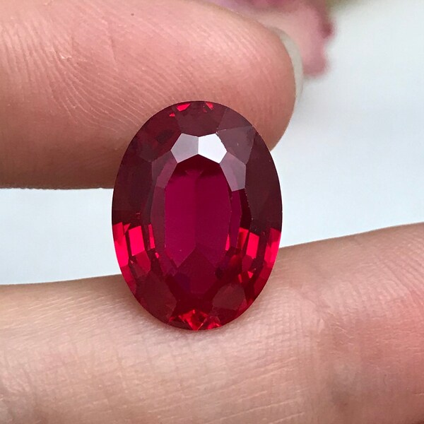 Synthetic Ruby - Etsy