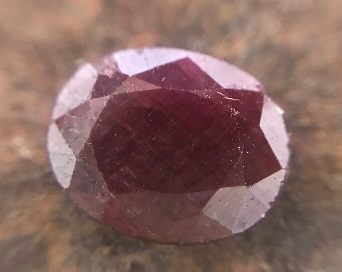 6x4mm Pear Cut Natural Ruby 0.46 Carat Loose Gemstone Faceted Gem ...