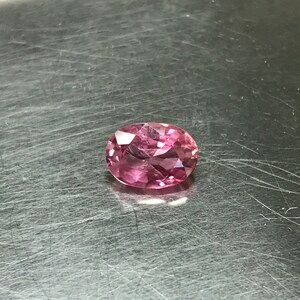 1.13ct Pink Padparadscha Sapphire 7x5mm Oval Rare Orangy Pink Purple ...