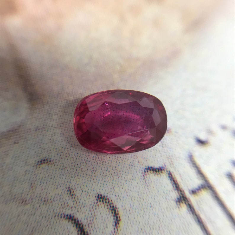 0.61 Carat Natural Ruby Heat Only 6x4mm Loose Gemstone - Etsy