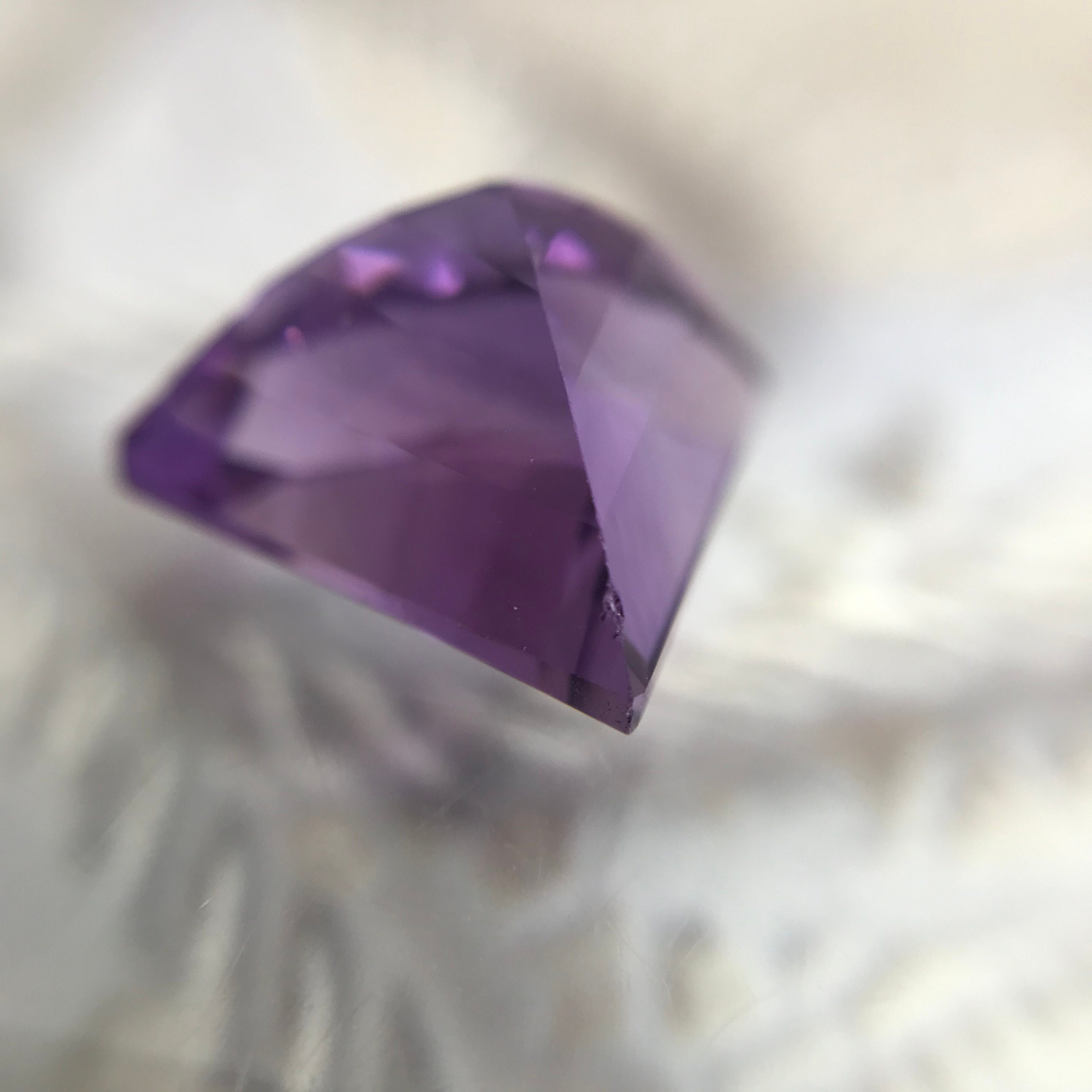 Fancy Purple Amethyst 14x16mm 8 Carat Shield Cut Loose Natural | Etsy